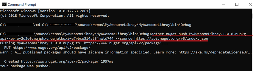 Create And Publish A .NET Core Class Library Package Into NuGet.org